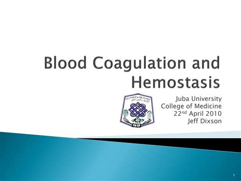 Solution 5 Blood Coagulation And Hemostasis Studypool