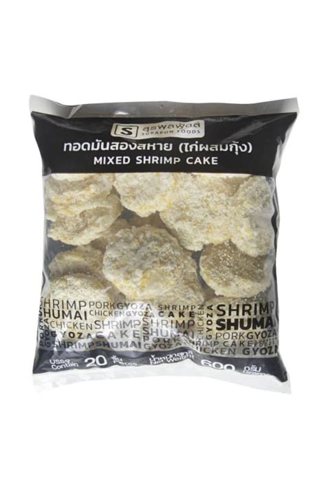 ทอดมันสองสหาย ไก่ผสมกุ้ง แช่แข็ง ตราสุรพลฟู้ดส์ 20 ชิ้น Freshket