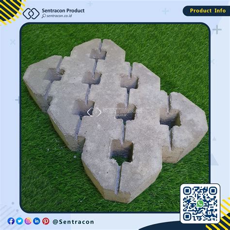 Harga Grass Block Per M2 Ukuran 40x40 And 45x30 Cm Sentracon
