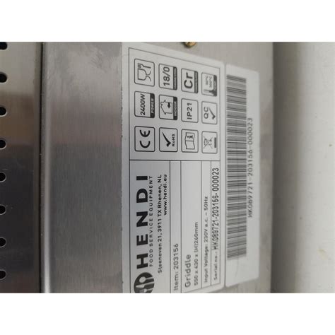 Second Hand Gratar Electric 1 2 Neted 1 2 Striat 550x380x H 240 Mm