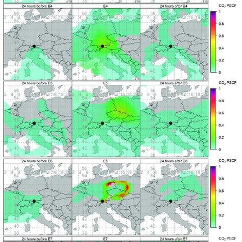 Potential Source Contribution Function Pscf Plot Of Co 2 The Color Download Scientific