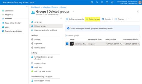How To Recover A Deleted Office Group Using Powershell Sharepoint Diary