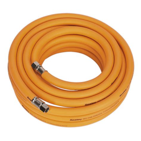 Sealey Air Hose 10m X 10mm Hybrid High Vis Ahhc1038 Workshop Tool