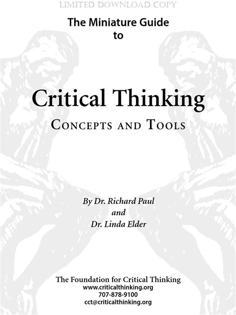 Critical Thinking Concepts Critical Thinking Educational Psychology