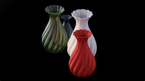 💐 Flower Vase・ Stl File For 3d Printing・cults