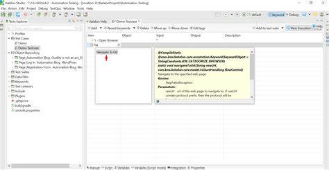 Chi tiết về Katalon Test Case Kiểm Thử Tự Động