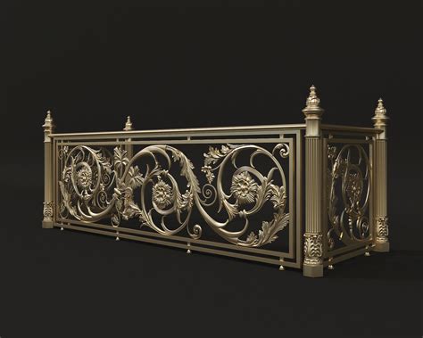 Classic Style Balcony Railing By Nhattuankts 3docean