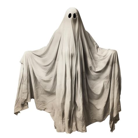 Premium Photo Monochrome Vintage Photo Of Halloween Ghost Cut Out Image