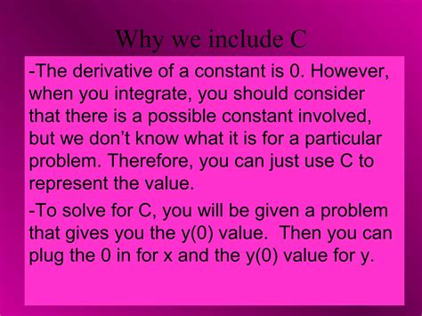 Integration And Its Basic Rules And Function PPT