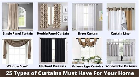 25 Types Of Curtains Must Have For Your Home Curtain Style Tops Civiconcepts