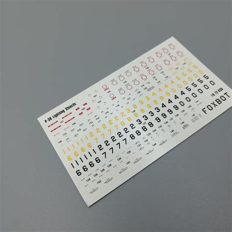 Decals Lockheed P 38 Lightning Pin Up Nose Art And Stencils Part I 1 72 Foxbot 72 066