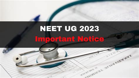 Neet Ug 2023 Nta Releases Clarification On Medium Of Neet Question