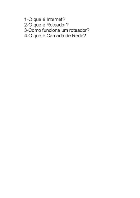 Redes O Que é Internet Fundamentos De Redes De Computadores 1 O Que