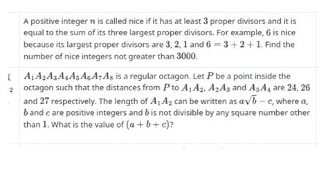 Solved A Positive Integer N ﻿is Called Nice If It Has At
