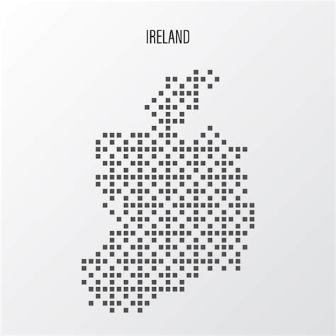 Mapa Da Irlanda Vetor Premium