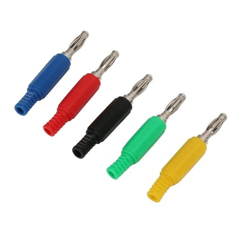 Conector Tipo Banana 5 Colores 30vac 60vdc Conector Tipo Banana Tipo