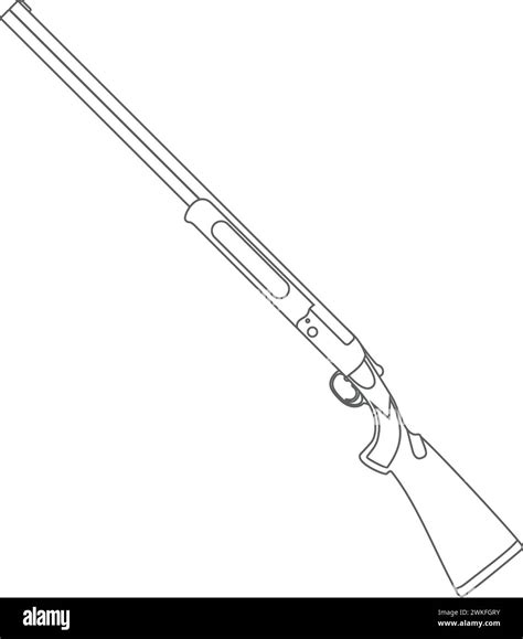 Simple Rifle Drawing