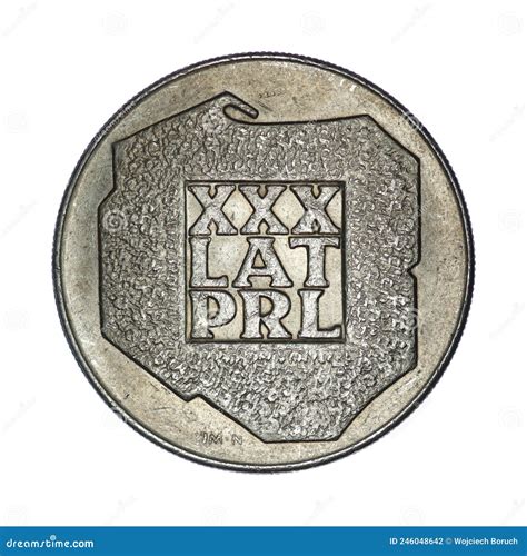 Zlotys Xxx Years Of The People S Republic Of Poland Stock Photo Image Of Republic