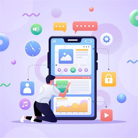 premium vector ui ux template design