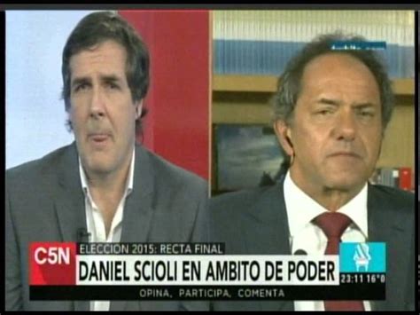 Scioli Anticipó Que Quiere A Mario Blejer De Embajador En Londres