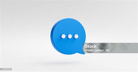 채팅 버블 메시지 음성 대화 상자 기호 또는 통신 유형 토크 플랫 디자인은 채팅 말 풍선 대화와 흰색 배경에 격리 3d 렌더링 3차원 형태에 대한 스톡 사진 및 기타 이미지