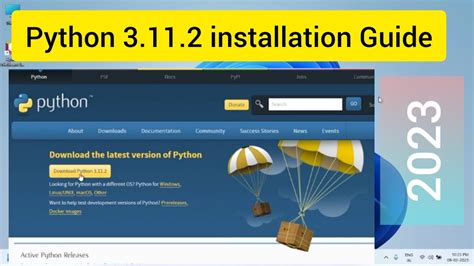 How To Install Latest Version Python 3 11 2 On Windows 10 11 YouTube