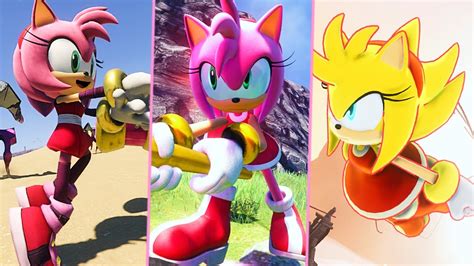 Sonic Frontiers Mod Improves Amys Moveset Youtube