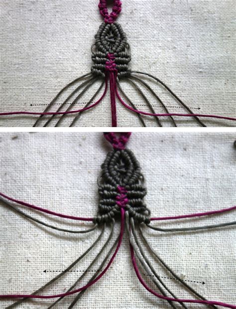 Ecocrafta Macrame Flower Macrame Braclet