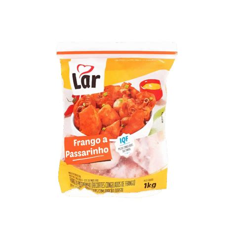 Frango A Passarinho Iqf Lar Caixa 15kg Pacote 1kg Rei Do Frango