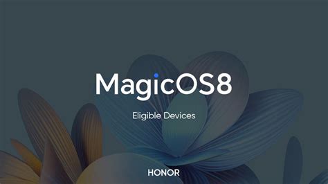 Honor MagicOS 8 0 Public Beta Rollout Plan Is Here