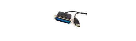 6 Ft 1 8 M Usb To Parallel Port Adapter Ieee 1284 Male Male Usb To