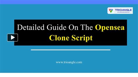 Ppt Detailed Opensea Clone Script For Startup Business Ideas