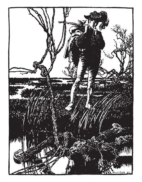 On The Way He Passed A Swamp In Which A Number Of Frogs Were Croaking