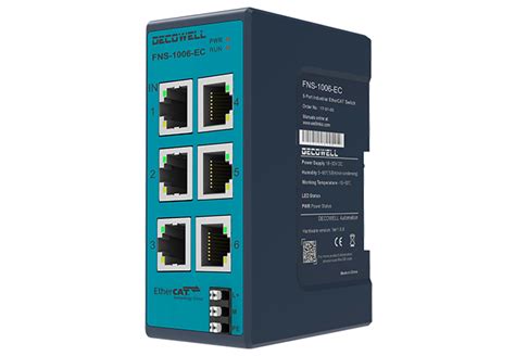 Ethercat Switches 6 Port Industrial Branch