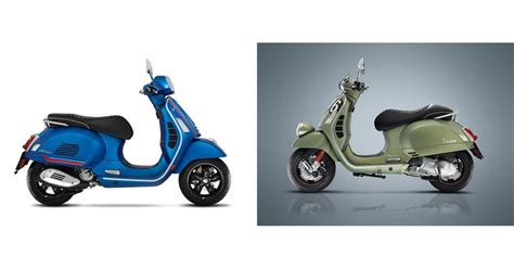 Motorrad Vergleich Vespa GTS 300 Hpe Super Sport 2021 Vs Vespa GTV 300