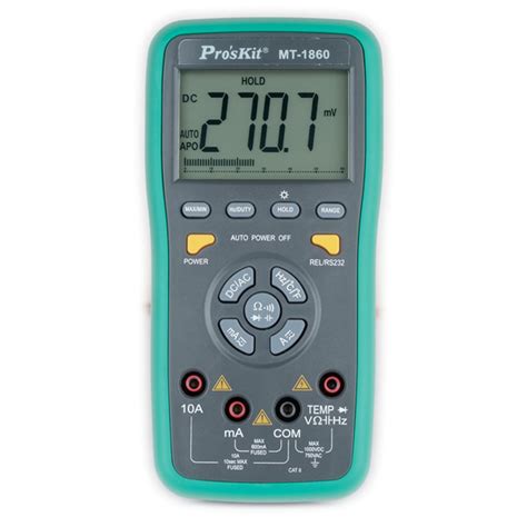 Multimeter Dual Display With Pc Interface