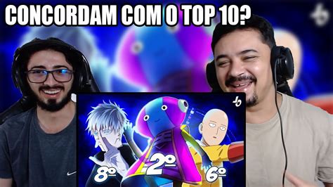 React Top Personagens Mais Poderosos Dos Animes Jovem Otaku Youtube