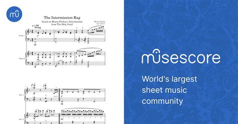 Intermission Monty Python Intermission Rag Sheet Music For Piano