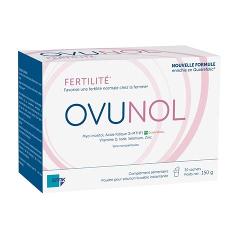 Effik Fertilite Ovunol Fertilité Féminine Boite De 30 Sachets