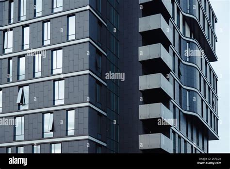 Contemporary Corporate Building Minimal Straight Shape Building