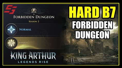 Forbidden Dungeon HARD B7 | King Arthur Legends Rise join for free stamina as a supporter ...