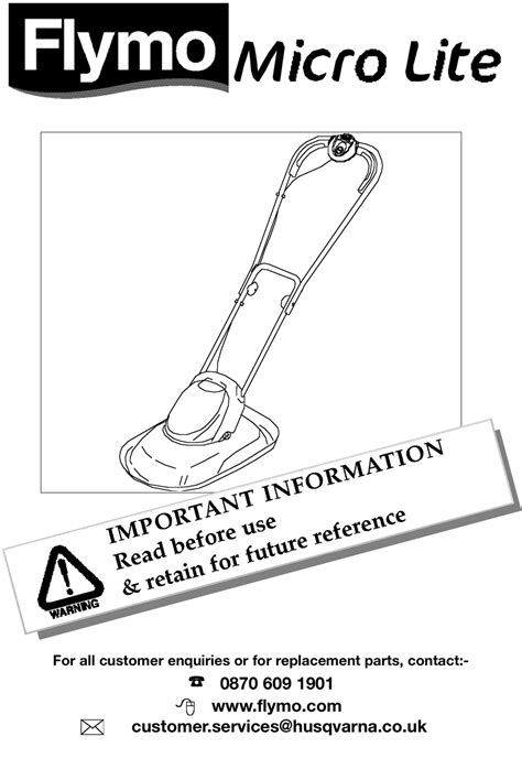 Flymo Mlite 28 Instruction Manual Pdf Download Manualslib