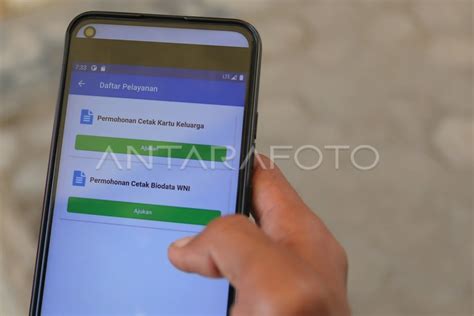 PENERAPAN KTP ELEKTRONIK DIGITAL ANTARA Foto