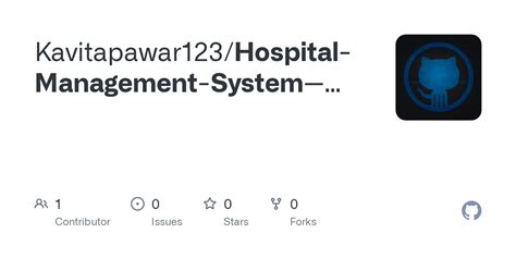 Github Kavitapawar123hospital Management System Sql Project