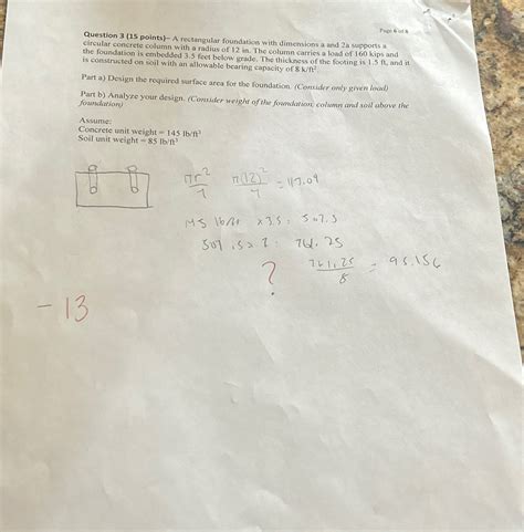 solved page 6 ﻿of 8question 3 15 ﻿points ﻿a rectangular