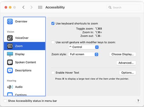 Mac Os Centre For Accessibility Australia