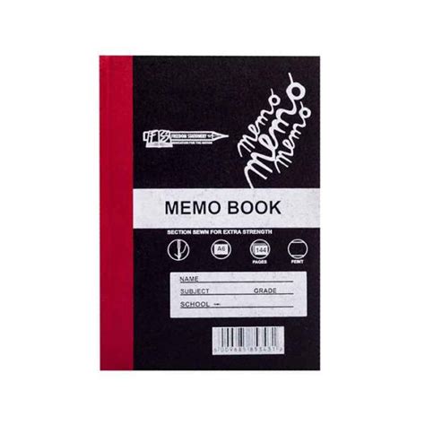 Memo Book A6 144 Pages Typewrite