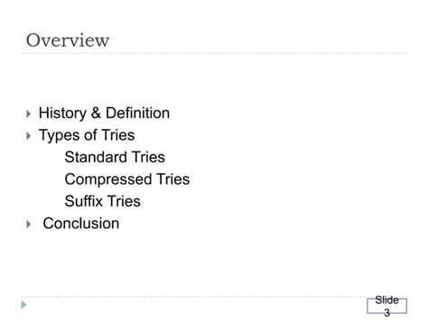 Data Structure Tries Pptx Programming Languages Computing