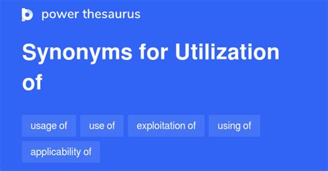 Utilization Of Synonyms 135 Similar Words And Phrases