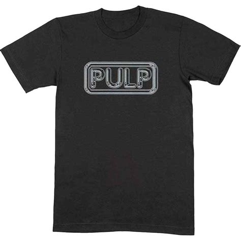 Pulp Logo De Clase Diferente Camiseta Negra Merchoid España